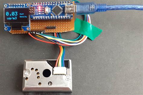 Interfacciamento Del Sensore Sharp Gp2y1014au0f Con Arduino Per Costruire Un Analizzatore Di