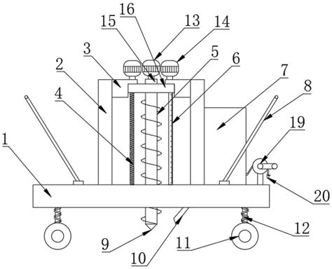 一种林业栽树用刨坑装置的制作方法