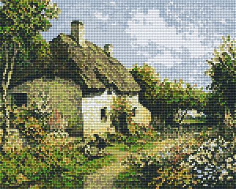 Pixelhobby Klassik Vorlage Cottage