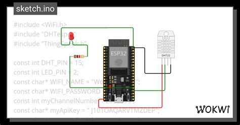 Dht Thingspeak Wokwi Esp32 Stm32 Arduino Simulator