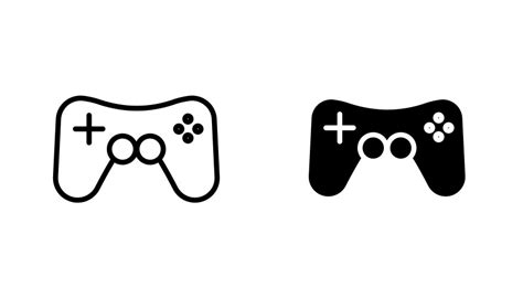 Gamepad Icon Set Royalty Free Vector Image Vectorstock