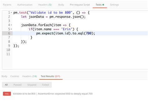 Postman Test Is Always Passing Even Though It Fails Stack Overflow