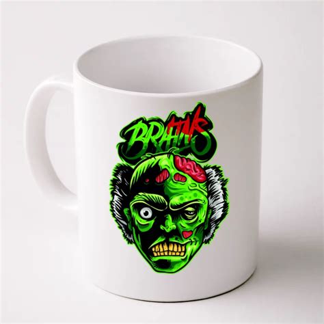Halloween Zombie Brains Coffee Mug Teehall