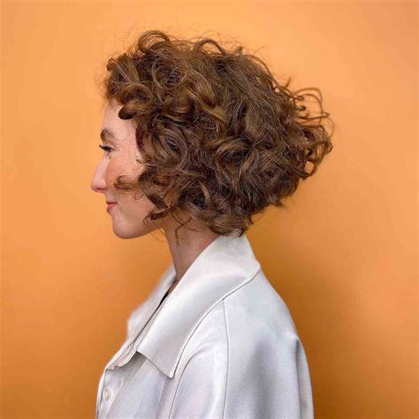 Layered Bob Haircuts For Curly Hair