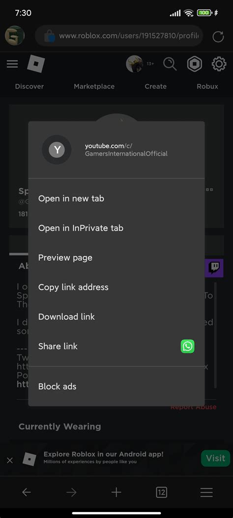 How To Link A Youtube Account To My Roblox Profile Platform Usage