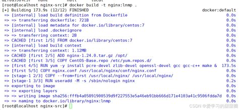 docker项目：dockerfile构建lnmp dockerfile lnmp csdn博客