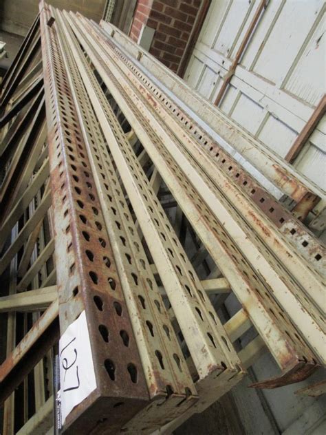 Pallet Racking Upright Frames With Bracing 5 Are 14 Long 1 Is 16 1 Is 15 3 Are