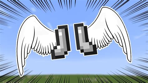 모드없이 하늘을 나는 날개 신발 만들기no Mod Mcpebe 마인크래프트pe 모드없이 만들기 상황극 Youtube