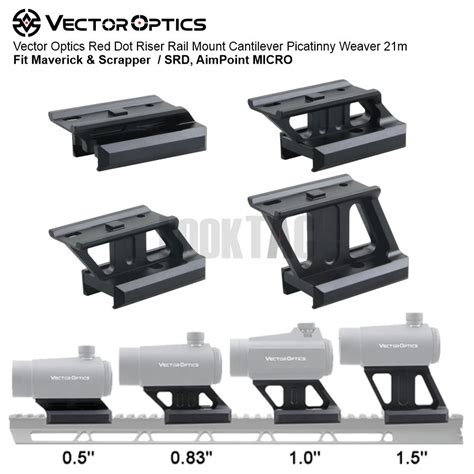 Vector Optics Cantilever Picatinny Riser Mount Maverick Scrapper