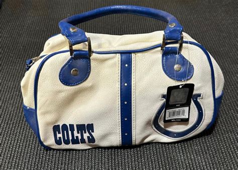 Discounted Nba Indianapolis Colts Bowler Bag Purse Hand Bag Prop Wh2 Ebay