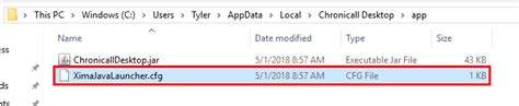 chronicall desktop java heap error xima software support portal