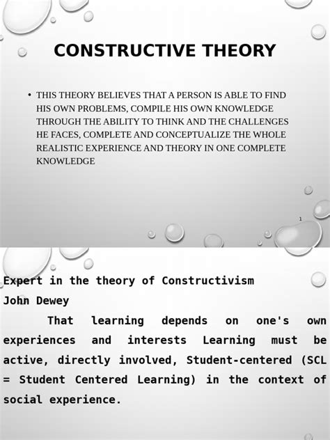 Constructive Theory Eng Pdf Constructivism Philosophy Of Education Learning