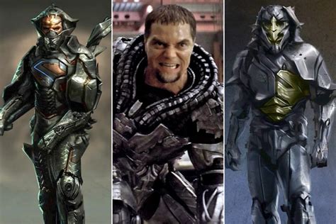 ‘man Of Steel Concept Art See What General Zod Almost Looked Like