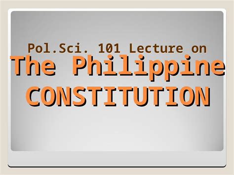 Ppt Article 2 Constitution Of The Philippines Dokumen Tips