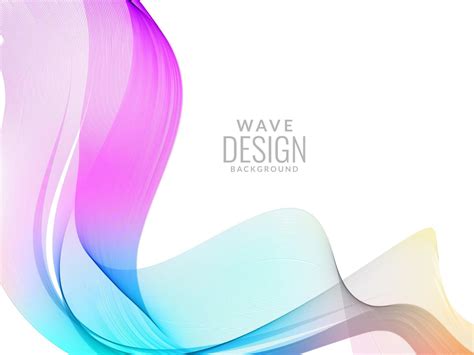 Colorful Motion Wave Style Abstract Background Vector Art At Vecteezy