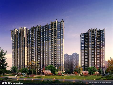 楼盘效果图设计图 建筑设计 环境设计 设计图库 昵图网