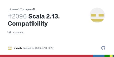 scala 2 13 compatibility · issue 2096 · microsoft synapseml · github