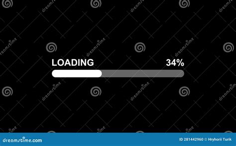 Loading Bar Loading Screen Loading Progress Animation Stock Footage