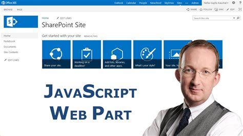 Sharepoint Web Part In Javascript Youtube
