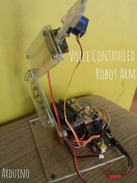Brazo Robot Controlado Por Arduino Voz Askix