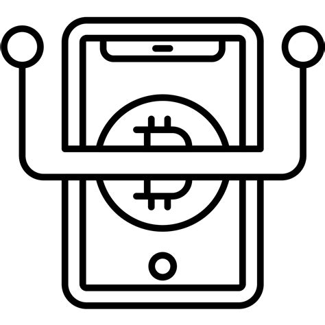Crypto Halving Line Icon Vector Art At Vecteezy