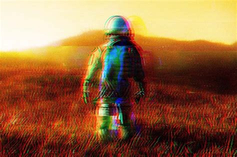 Screen Glitch Distort Photo Effect