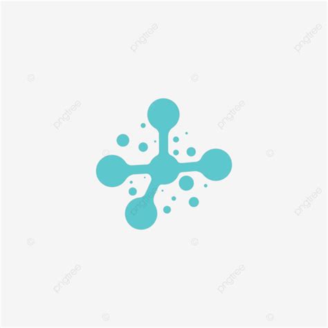 Molecule Vector Illustration Design Microbiology Evolution Sign Vector