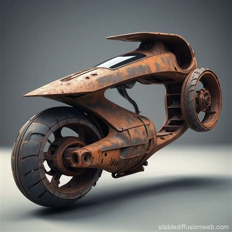 Rusty Concept Hover Bike Design Stable Diffusion Online