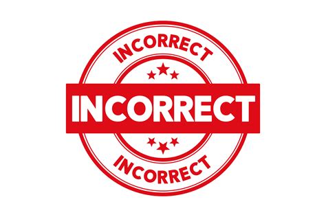 Round Incorrect Stamp PSD PSDstamps