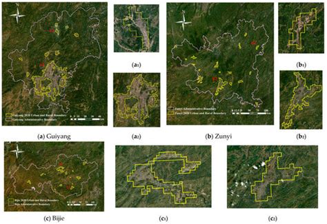 Sustainability Free Full Text Urban Rural Boundary Delineation Based On Population