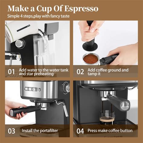 Multifunctional Semi Automatic Coffee Maker Espresso Machine With Grinder For Home Buy Coffee