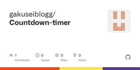 GitHub Gakuseiblogg Countdown Timer