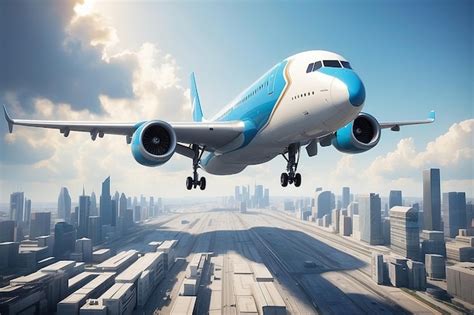 Premium Photo Takeoff Business Success 3d Rendering