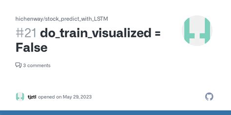 Dotrainvisualized False · Issue 21 · Hichenwaystockpredictwithlstm · Github