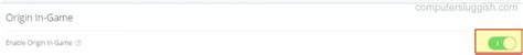 Disable Origin Overlay From Showing In Games ComputerSluggish