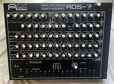 Avp Synth Mk1 Analog Drum Synthesiser Ads 7 Reverb