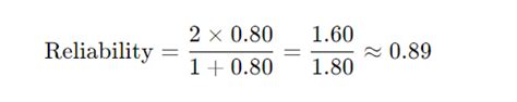 Split Half Reliability Methods Examples And Formulas