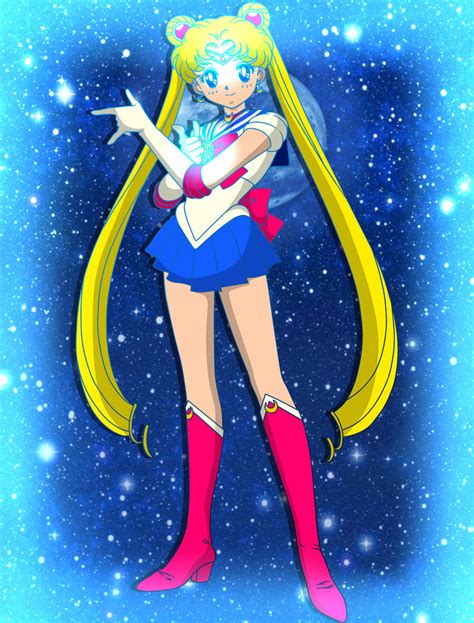 Sailor Moon Lineart By Krizart Da On Deviantart