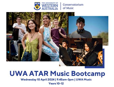 UWA ATAR Music Bootcamp April 2024 West Australian Music Teachers