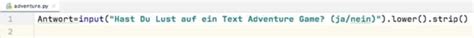 Python Text Adventure Tutorial In 4 Schritten