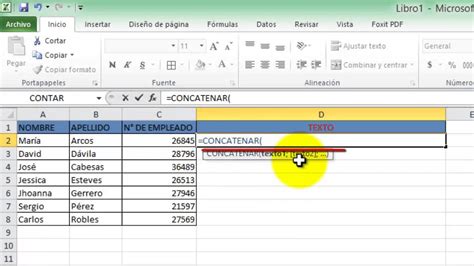 79 Funcion Concatenar Youtube