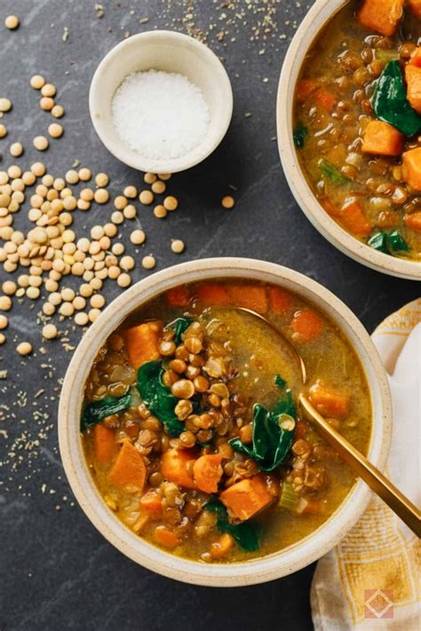 Easy Dash Diet Lentil And Sweet Potato Soup Recipe