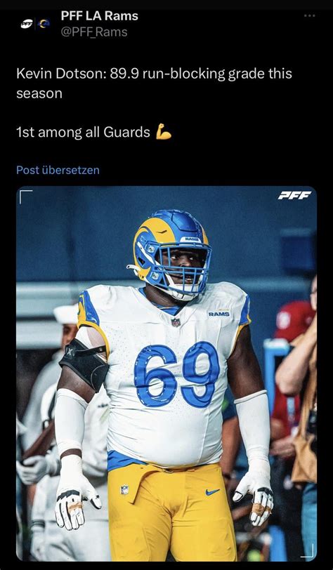 Kevin Dotson 1st Among All Guards R Losangelesrams