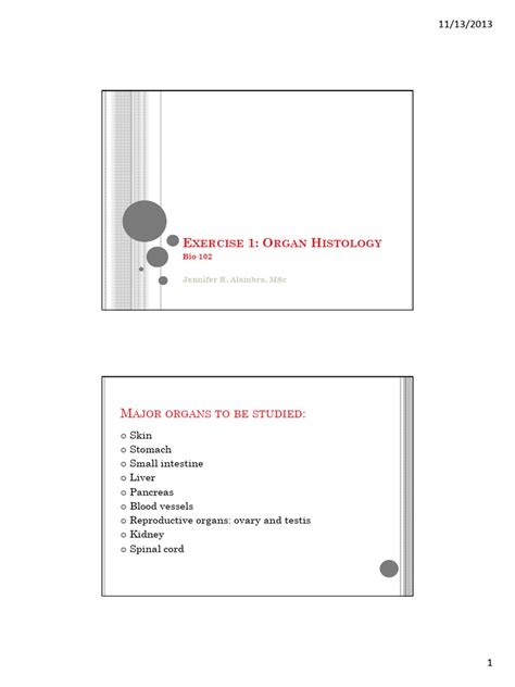 Organ Histology Pdf Muscle Epithelium