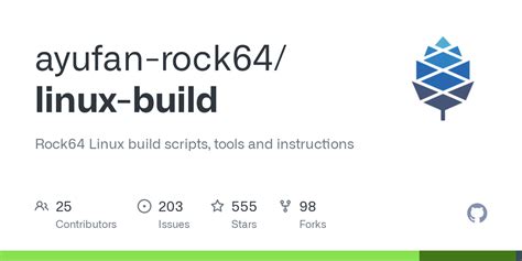 GitHub Ayufan Rock64 Linux Build Rock64 Linux Build Scripts Tools And Instructions