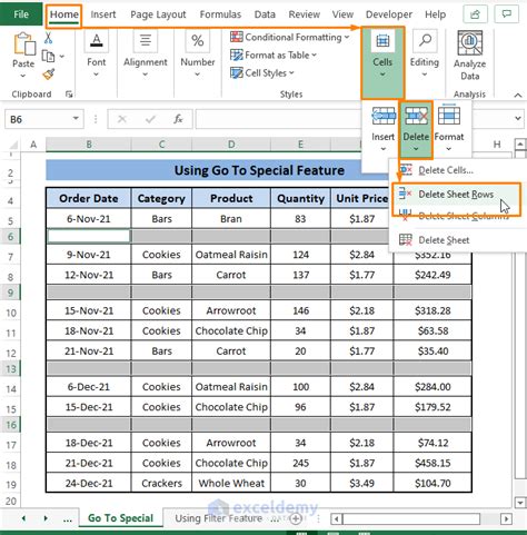 How To Delete Unused Rows In Excel Methods ExcelDemy