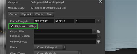 Create And Export A Flipbook In Houdini John Player