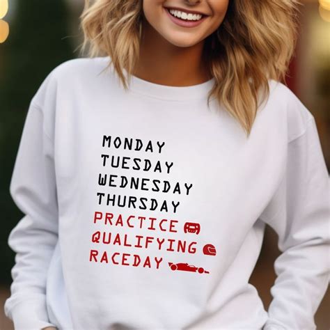 Sweat Shirt Voitures De Course De Formule 1 Sweat Shirt F1 Race Week