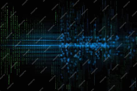 Premium Photo Abstract Binary Code Technology Background Generative Ai