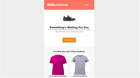Bootstrap 4 Shopping Cart